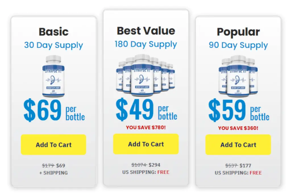 Synapse XT Review - Synapse XT Tinnitus Supplement Work Or Scam?