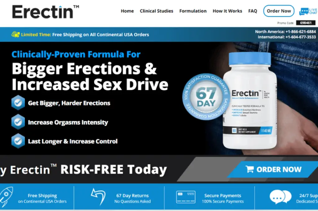 Erectin Review - Does It Really Help To Bigger, Harder Erections?