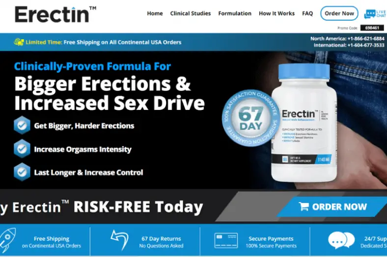 Erectin Review - Does It Really Help To Bigger, Harder Erections?